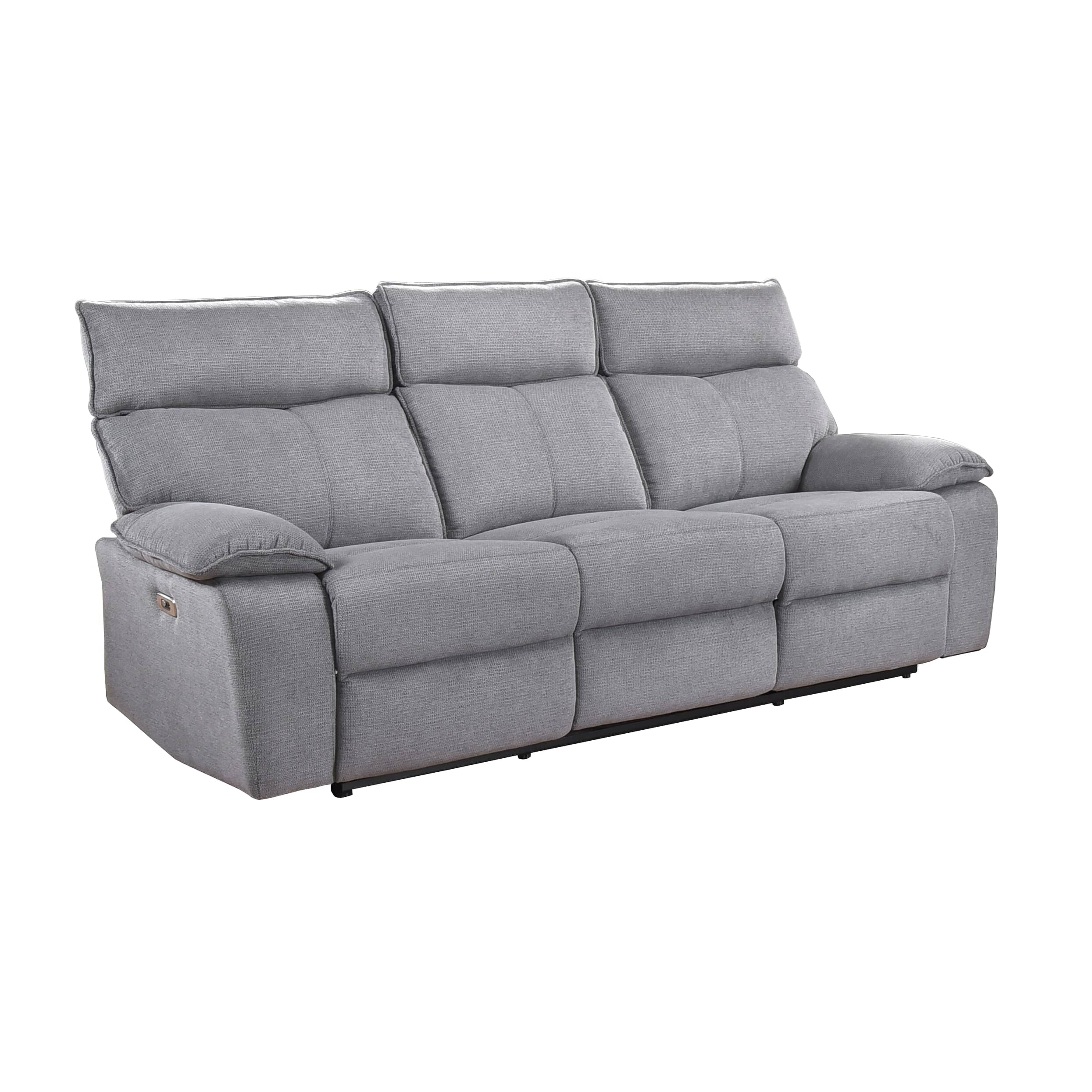 Casper Power Reclining Sofa - Grey – GP Home Furniture