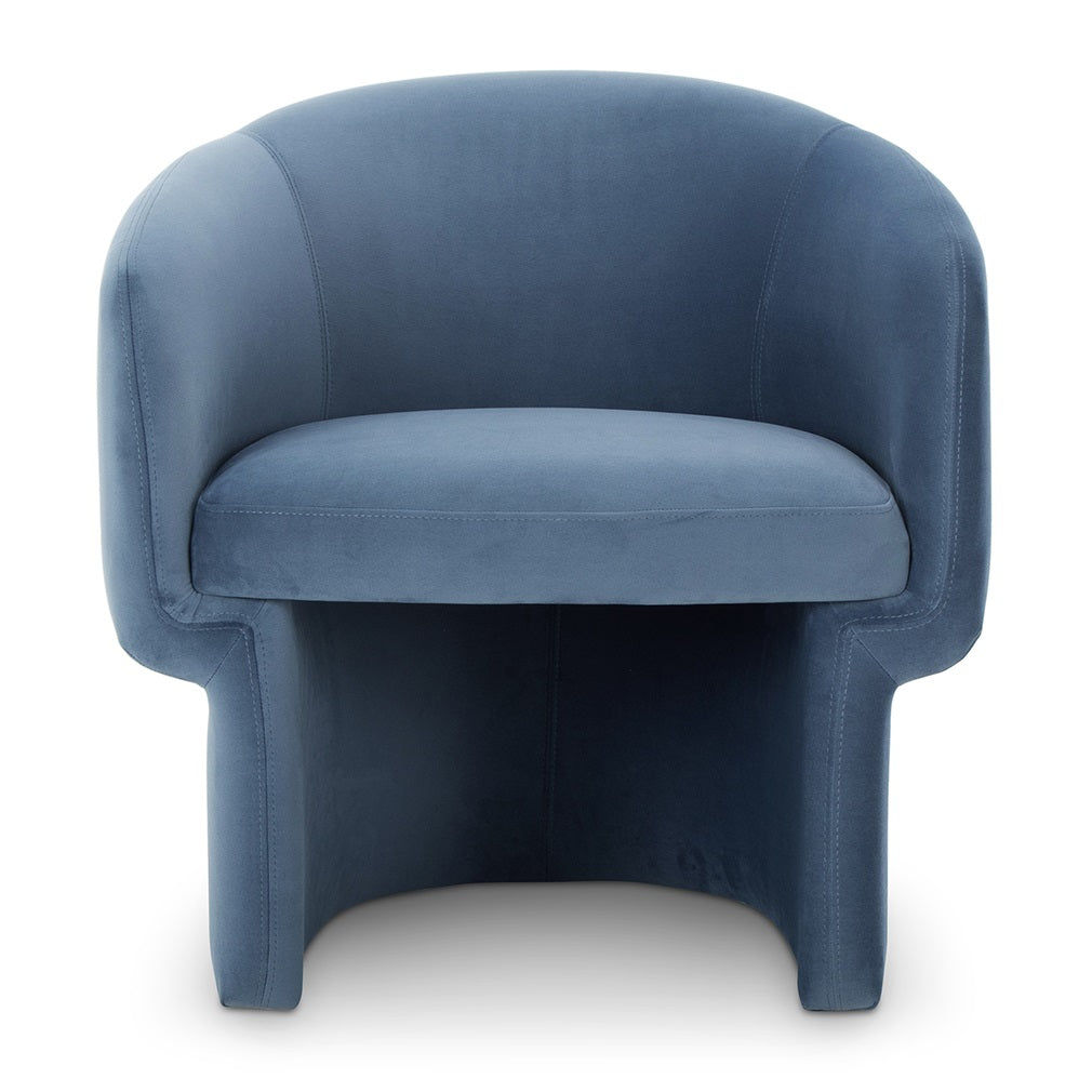 Franco Chair Dusted Blue Velvet – GP Home Furniture