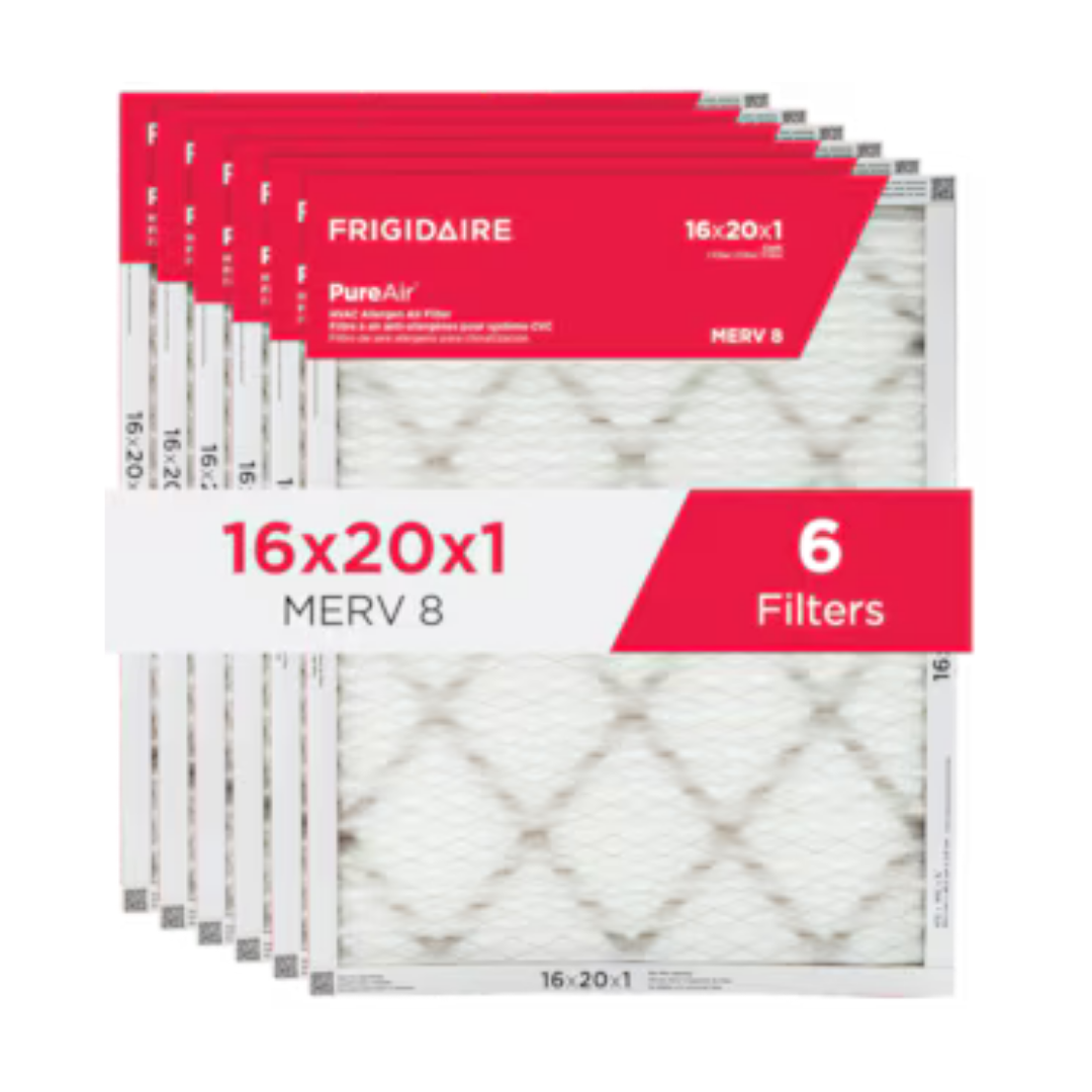 Frigidaire Furnace Filter 16x20 Merv8 - 6pk – GP Home Furniture