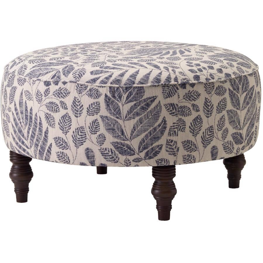 Renae Ottoman - Denim – GP Home Furniture